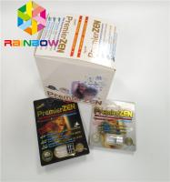 China Premierzen Blister Card Packaging Custom Child Resistant Botton Lock 3D Card Paper Box for sale