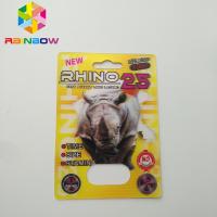 China Normal Size Blister Card Packaging 3D Effect Sex Pill For Men Packaging Card for sale