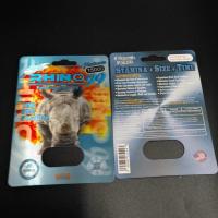 China Normal Size Blister Card Packaging 3D Effect Sex Pill For Men Packaging Card for sale