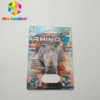 China Normal Size Blister Card Packaging 3D Effect Sex Pill For Men Packaging Card for sale