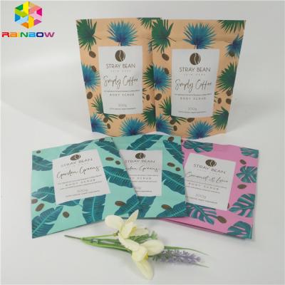 China Reclosable Matt Finish Stand Up Pouch Bags , Zip Lock Packaging Bag For Body Scrub for sale