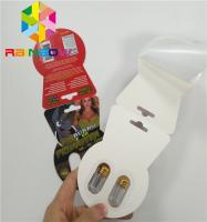 China Glossy Blister Card Packaging Custom Sex Enhancement Pills Burro2 60000 Paper Card for sale