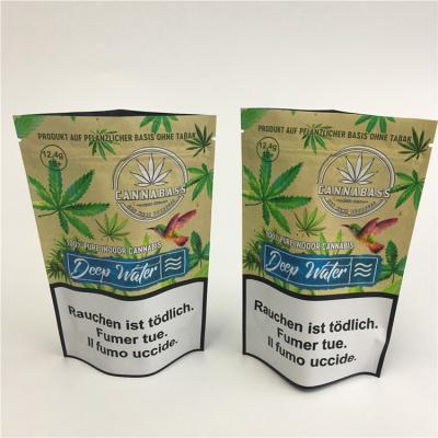 China Food Grade Herbal Incense Packaging Stand Up Pouch Printed k Bag Customized for sale