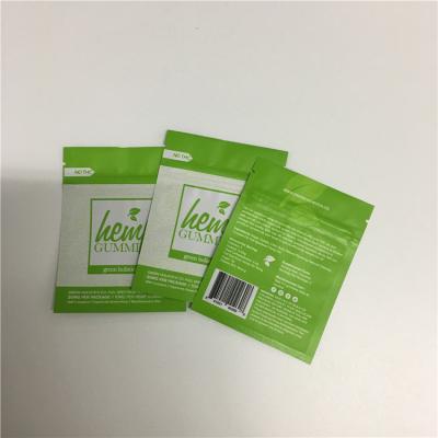 China Custom Weed Plastic Pouches Packaging 3.5 Grams Stand Up Mylar k CYMK Color for sale