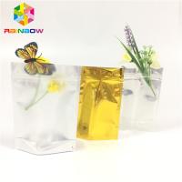 China Foil Laminated Mylar Snack Bag Packaging Custom Printed Clear Front Doypack Pouch for sale