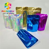 China Laminated Holographic Laser 3d Display Bags Hologram Heat Transfer Vinyl Pouch for sale