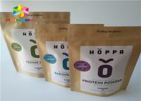 China Clear Window Customized Paper Bags Recycled Brown Kraft Paper For Shopping for sale