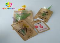 China Food Packaging Printed Paper Bags Brown Kraft Paper Recyclable Gravure Printing for sale