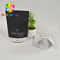 China Smell Proof Mylar Bags Stand Up Pouch Packaging Custom Printing Laminated Surface for sale