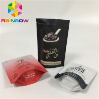 China Gravure Printing Stand Up Zipper Pouch Bags Tear Notch Line Zip Lock Laminated Foil for sale