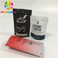 China Gravure Printing Stand Up Zipper Pouch Bags Tear Notch Line Zip Lock Laminated Foil for sale