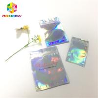 China Waterproof Laminated Foil Pouch Packaging Zip Lock Hologram Laser Customized Printing for sale