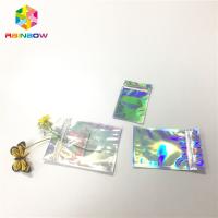China Waterproof Laminated Foil Pouch Packaging Zip Lock Hologram Laser Customized Printing for sale