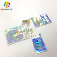 China Waterproof Laminated Foil Pouch Packaging Zip Lock Hologram Laser Customized Printing for sale