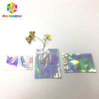 China Waterproof Laminated Foil Pouch Packaging Zip Lock Hologram Laser Customized Printing for sale