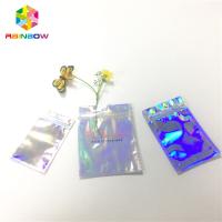 China Waterproof Laminated Foil Pouch Packaging Zip Lock Hologram Laser Customized Printing for sale