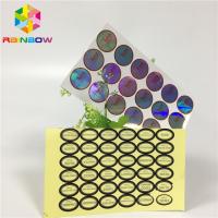 China Water Proof Food Packaging Films Custom Security Clothing Label Vinyl Sticker for sale