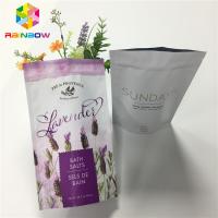 China Matte Aluminum Foil Laminated Stand Up Zipper Pouch Bags For Dry Food Package for sale