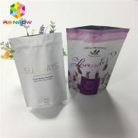 China Matte Aluminum Foil Laminated Stand Up Zipper Pouch Bags For Dry Food Package for sale