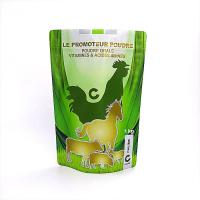China Moistureproof Plastic Pouches Packaging Fodder Bag Grip Seal Aluminum Foil Doypack for sale