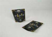 China Smell Proof Plastic Pouches Packaging 3.5g Matt Oil Paris OG With Clearly Window for sale
