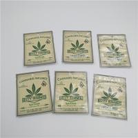 China Smell Proof Herbal Incense Packaging Bag k Mylar 120-180 Mic Thickness for sale