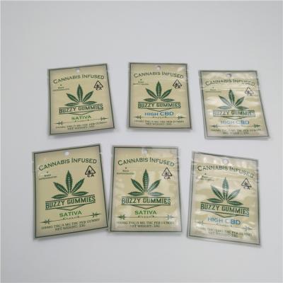 China Smell Proof Herbal Incense Packaging Bag k Mylar 120-180 Mic Thickness for sale