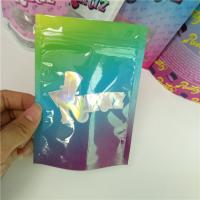 China Food Weed Plastic Pouches Packaging Custom Printed Stand Up Pink Runts Bags Heat Seal for sale