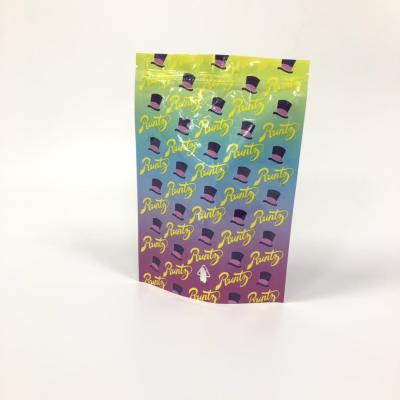 China Stand Up Herbal Incense Packaging Holographic Laser Film Runtz Bags With k for sale