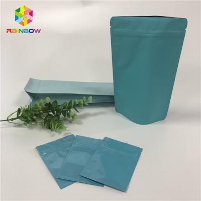 China Stand Up Foil Pouch Packaging Custom Aluminum Foil Flat Bags With Reusable k for sale
