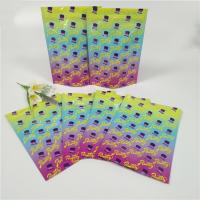 China Double Zipper Custom Printed Stand Up Pouches Laminated Aluminum Foil Bags shiny Surface for sale