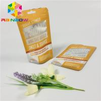 China Snack Nuts Plastic Pouches Packaging Customzied Printing Clear Window With Resealable Zipper for sale