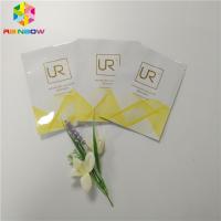 China Moisture Proof Cosmetic Packaging Bag Plastic Aluminum Foil Glossy Printing Surface for sale
