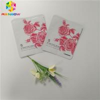 China Plastic Cosmetic Packaging Bagsample Sachet Facial Mask Three Sides Seal Bag for sale