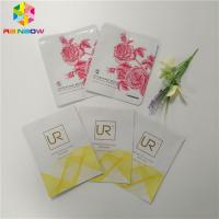 China Plastic Cosmetic Packaging Bagsample Sachet Facial Mask Three Sides Seal Bag for sale