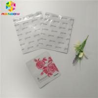China Aluminum Foil Sachet Plastic Cosmetic Bags For Facial Mask / Eyelash Packing for sale