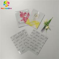 China Biodegradable Plastic Foil Bags Three Side Sealed Facial Mask Packaging For Cosmetic for sale