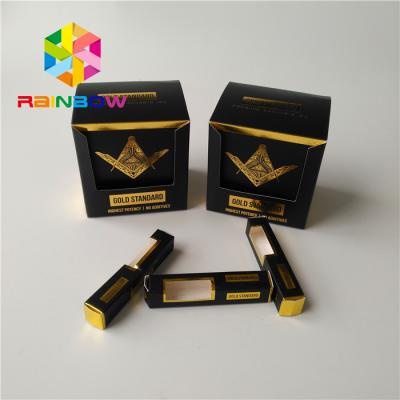 China CBD Essential Oil Bottle Packaging Box Low Moq Custom Printing 1oz 2 Oz Recycled Card Paper for sale