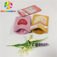 China FDA Mylar Stand Up Zipper Pouch , k Sealed Plastic Bags With Hang Hole for sale