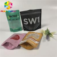 China FDA Mylar Stand Up Zipper Pouch , k Sealed Plastic Bags With Hang Hole for sale