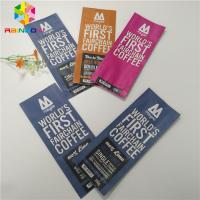 China Quad Seal Matte Finished Foil Pouch Packaging Side Gusset Coffee Bag With Valve for sale