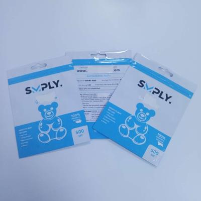 China Child Resistant Herbal Incense Packaging Cbd Bags Foil Gravnre Printing For Capsule for sale