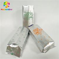 China Waterproof Foil Pouch Packaging Stand Up Coffee Bag Gravnre Printing With Vent for sale