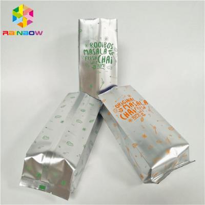 China Waterproof Foil Pouch Packaging Stand Up Coffee Bag Gravnre Printing With Vent for sale