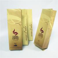 China Custom Printed Stand Up Zipper Pouch Bags Moisture Barrier Side Gusset Flat Bottom for sale