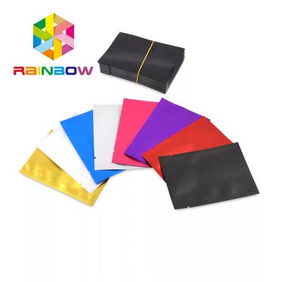 China Resealable Plastic Pouches Packaging Three Side Seal Small Mylar For Herbs / Cookies for sale