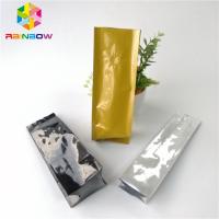 China Resealable Aluminum Foil Stand Up Pouch 12oz 16oz Side Gusset Roast Coffee Tea Bag for sale