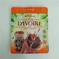 China Heat Seal Plastic Pouches Packaging Roasted Coffee Bean Powder Bags With k for sale