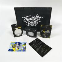 China Clear Window Aluminum Foil Pouch Packaging Cbd Weed Mylar Plastic Doypack Pack With Zipper for sale