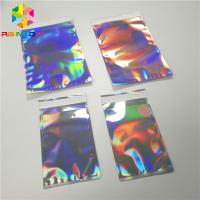 China Hologram Envelop Foil Bag Aluminium Foil Pouch Self Adhesive Three Sided Seal for sale